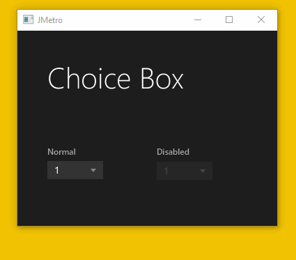 Fluent Design RadioButton, CheckBox, ChoiceBox, Menu for Java - Pixel Duke